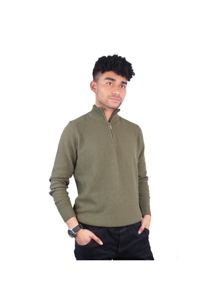 Suéter Cuello Alto Lec Lee Verde Militar - Compra Ahora | Dafiti Colombia