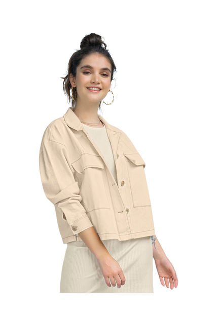 Ropa Exterior Chaqueta Beige LEONISA J2407 - Compra Ahora | Dafiti Colombia