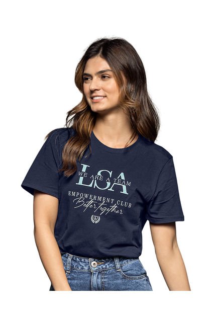 Ropa Exterior Camiseta Azul LEONISA F5612S - Compra Ahora | Dafiti Colombia