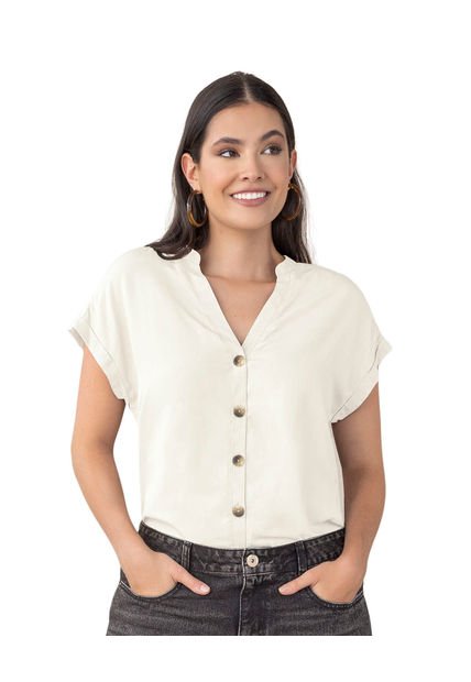 Ropa Exterior Camisa Beige LEONISA F5409 - Compra Ahora | Dafiti Colombia
