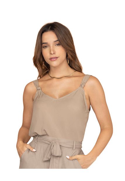 Ropa Exterior Camisa Beige LEONISA F6365 - Compra Ahora | Dafiti Colombia