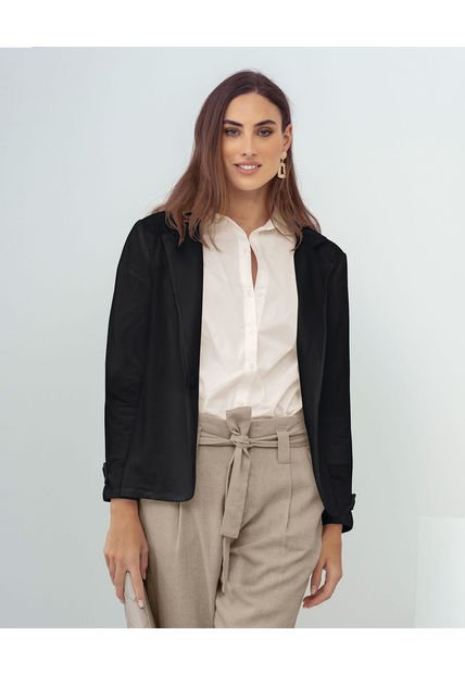 Ropa Exterior Chaqueta Negro LEONISA F6192 - Compra Ahora | Dafiti Colombia