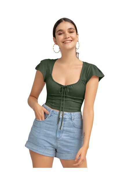 Ropa Exterior Camiseta Verde LEONISA J2410 - Compra Ahora | Dafiti Colombia