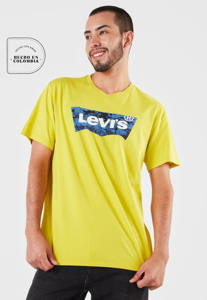 Camiseta Amarillo-Azul-Blanco Levi's - Compra Ahora | Dafiti Colombia