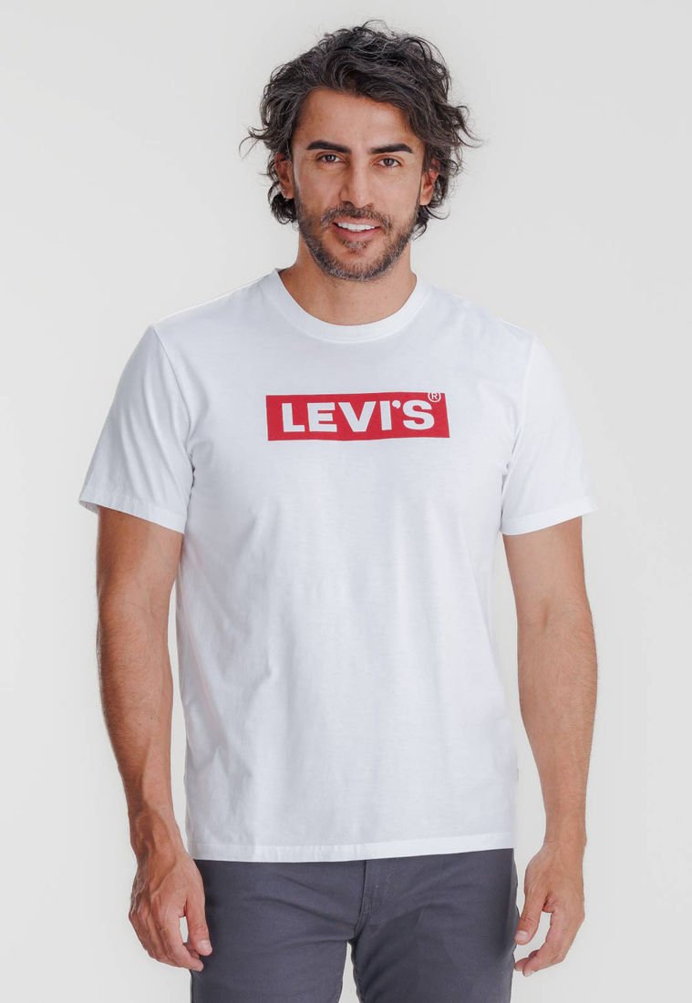 Camiseta Blanco Rojo Levis Graphic Compra Ahora Dafiti Colombia