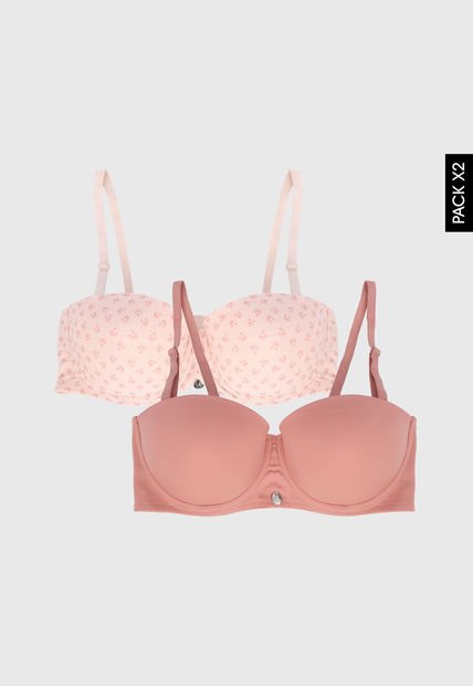 Brasier x2 Palo Rosa-Terracota Lili Pink - Compra Ahora | Dafiti Colombia