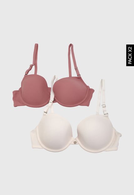 Brasier X2 Marfil-Palo Rosa Lili Pink - Compra Ahora | Dafiti Colombia