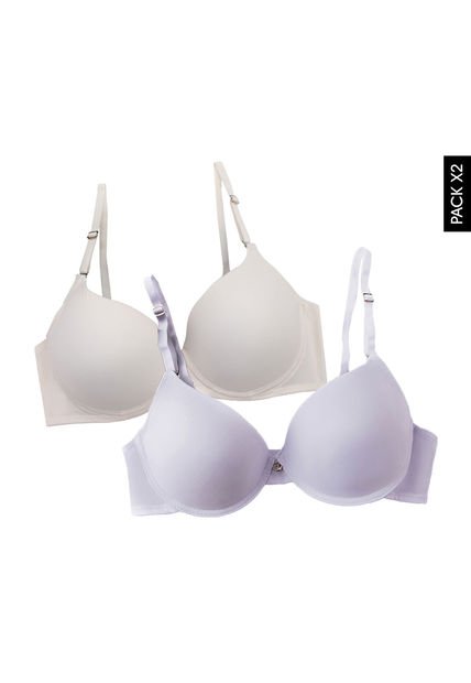 Brasier x2 Rosa Claro-Beige Claro Lili Pink - Compra Ahora | Dafiti ...