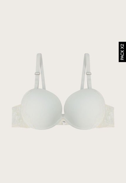 Brasier x2 Negro-Blanco Lili Pink - Compra Ahora | Dafiti Colombia