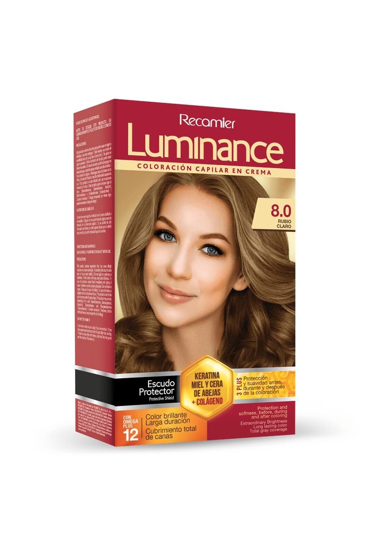Tinte Luminance Rubio Claro Doble Tubo Estuche 8 - Compra Ahora ...