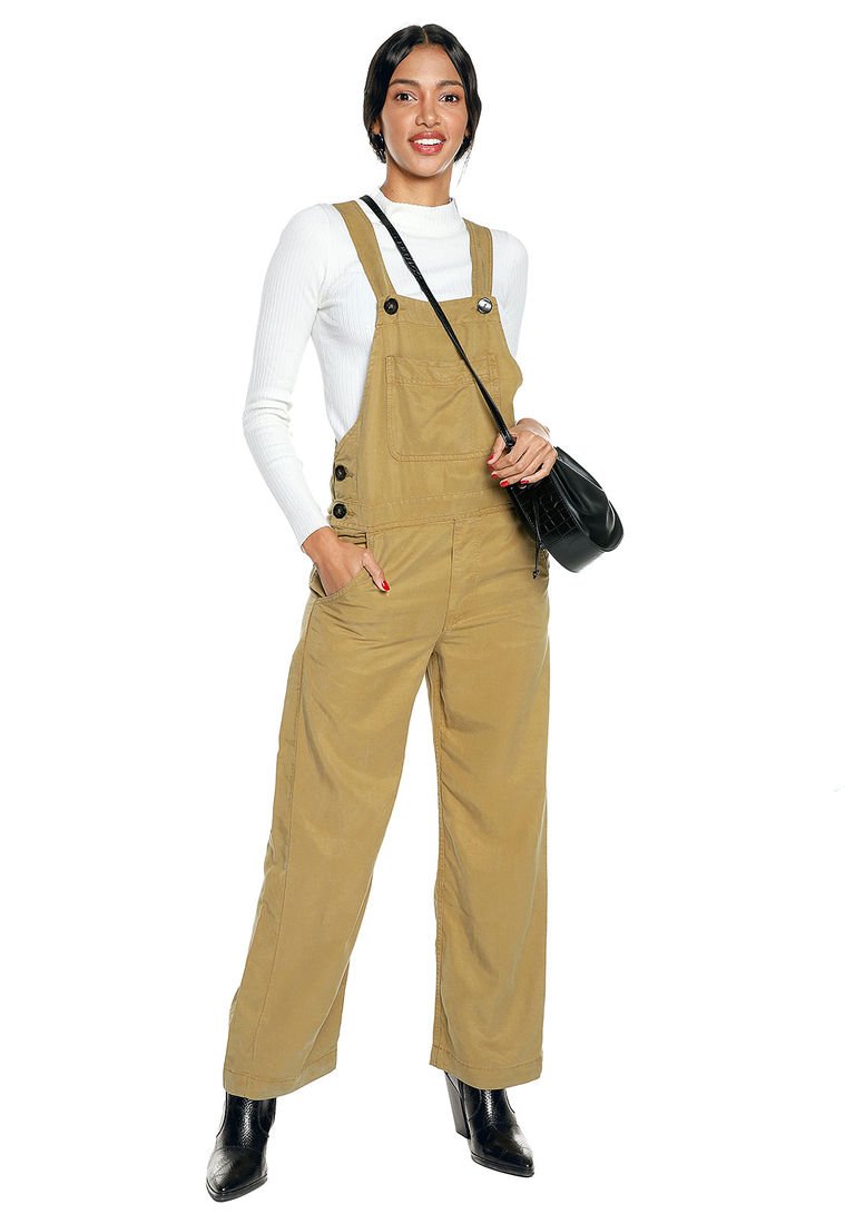 Overol Caqui MNG - Compra Ahora | Dafiti Colombia