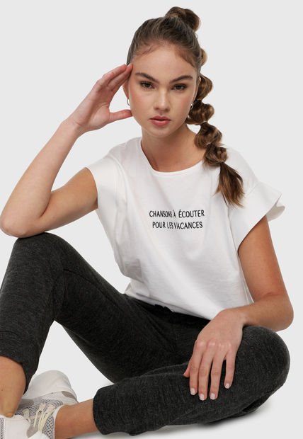 Camiseta Blanco MNG - Compra Ahora | Dafiti Colombia