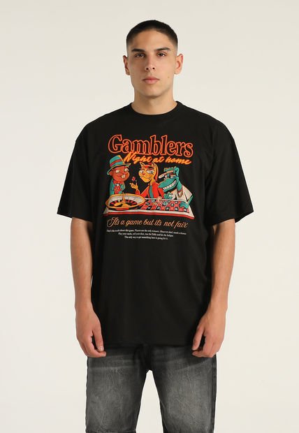 Camiseta Negro-Multicolor Mattelsa - Compra Ahora | Dafiti Colombia