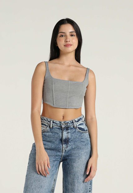 Top Gris Mattelsa - Compra Ahora | Dafiti Colombia