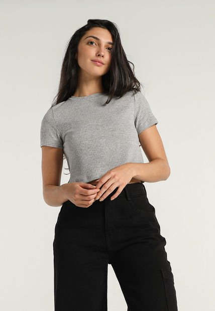 Crop Top Gris Mattelsa - Compra Ahora | Dafiti Colombia