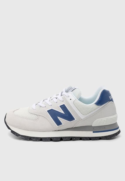 Tenis Lifestyle Gris-Blanco-Azul New Balance 574 - Compra Ahora ...