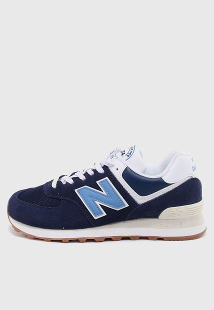 Tenis Lifestyle Azul Navy-Blanco-Celeste New Balance 574 - Compra Ahora ...