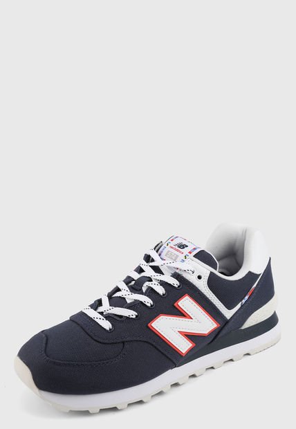 Tenis Lifestyle Azul-Gris-Rojo New Balance 574 - Compra Ahora | Dafiti ...
