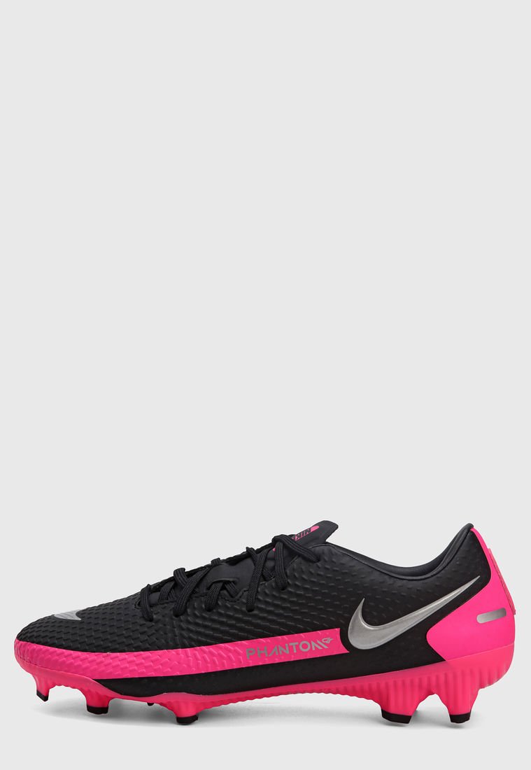 Guayo Negro-Rosado-Plateado Nike Phantom GT Academy FG/MG - Compra ...
