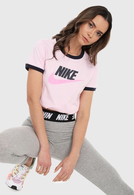 Top Rosa-Negro Nike Sportswear - Compra Ahora | Dafiti Colombia