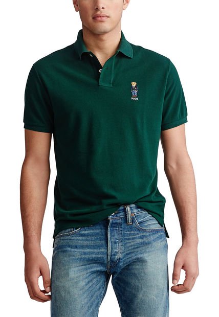 Polo Verde Polo Ralph Lauren M Classics Green Ssl Knt - Compra Ahora ...