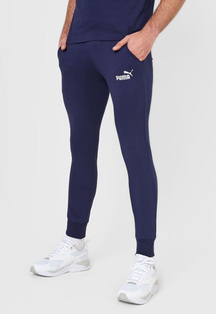 Pantalón Azul Navy-Blanco Puma Elevated Ess Slim Pant Tr - Compra Ahora ...