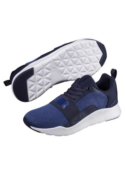Tenis Azul Puma Wired Knit - Compra Ahora | Dafiti Colombia