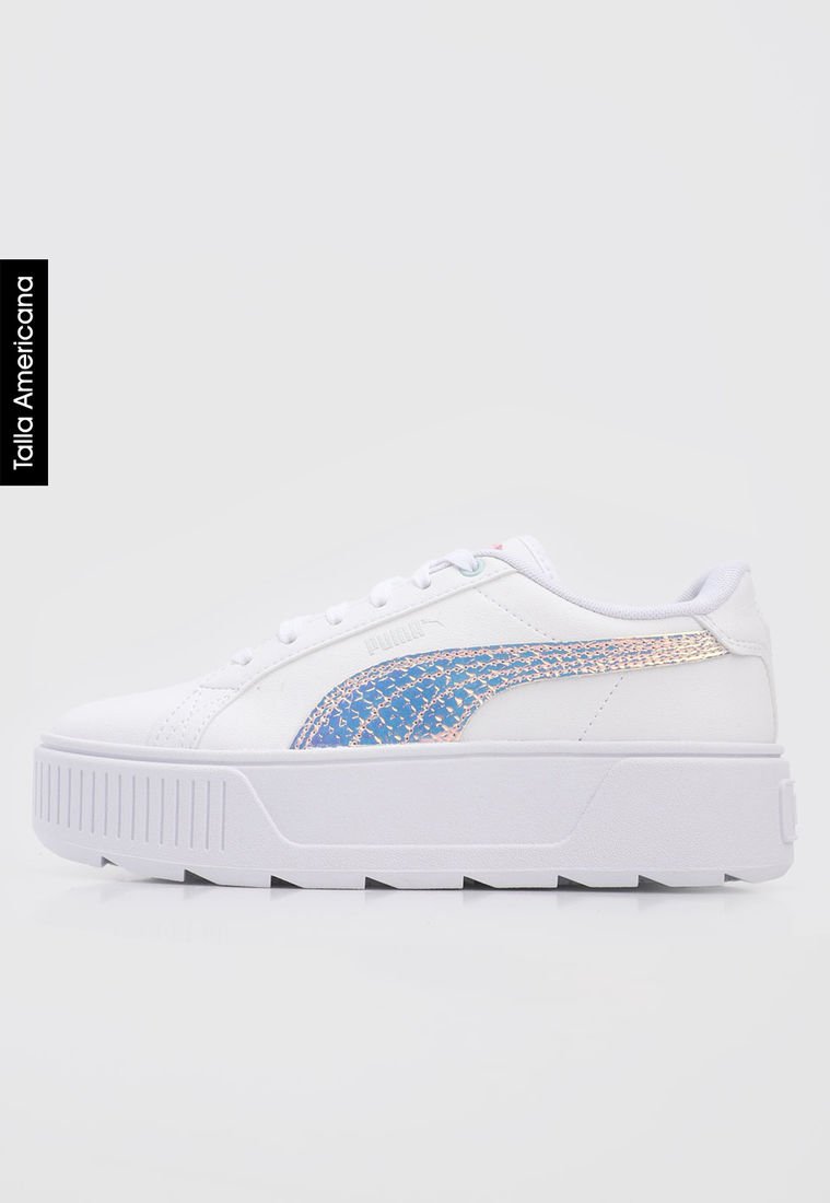 Tenis Lifestyle Blanco-Tornasol-Rosa Puma Karmen Exotics - Compra Ahora ...