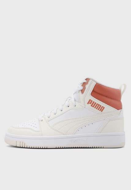 Tenis Lifestyle Blanco-Beige-Terracota PUMA Rebound V6 WNS - Compra ...