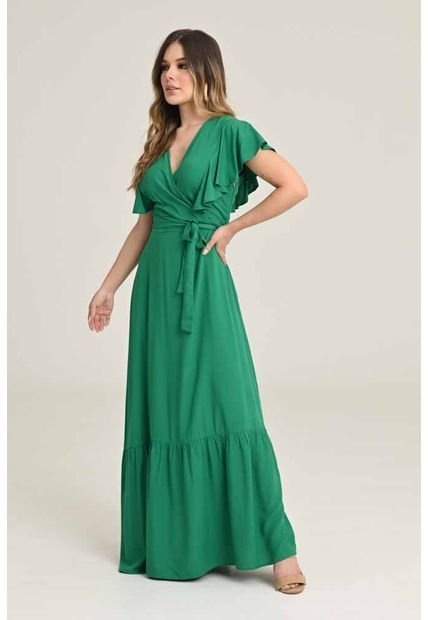 Vestido Espana Verde Ragged Pf31511227 - Compra Ahora | Dafiti Colombia