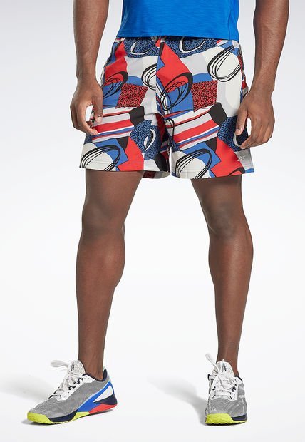 Pantaloneta Multicolor Reebok Austin Allover Print - Compra Ahora ...