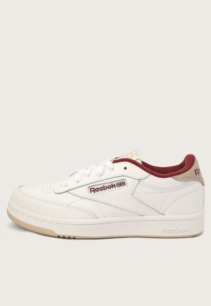 Tenis Lifestyle Blanco-Vinotinto-Beige Reebok Classics Club C - Compra ...
