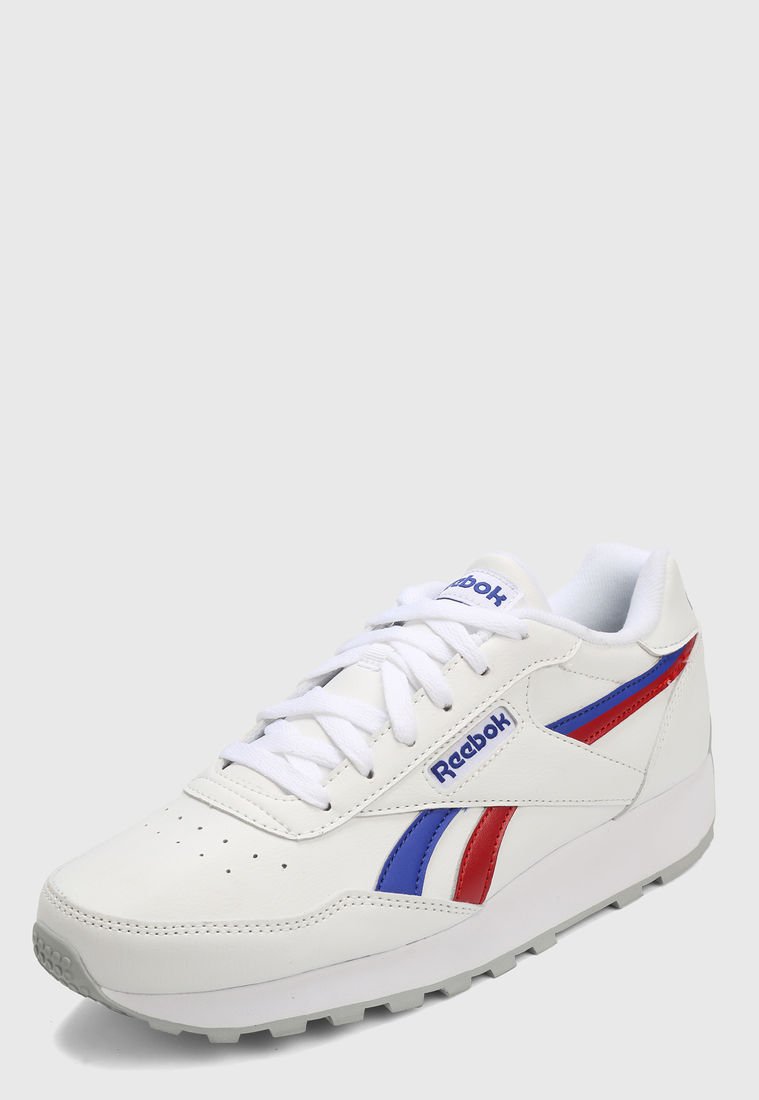 Tenis Running Blanco-Azul-Rojo Reebok Classics Rewind Run - Compra ...