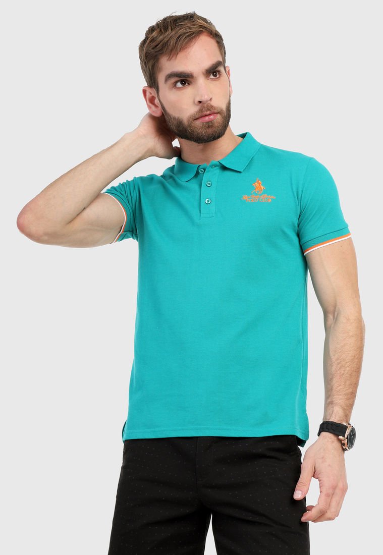 Polo Azul Turquesa-Naranja-Blanco Royal County of Berkshire Polo Club ...