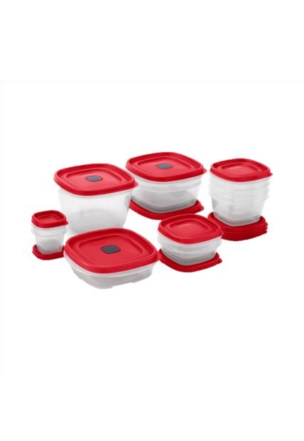 Set De Envases 24 Piezas De Varios Tamaños ROJO Rubbermaid Easy Find ... Set De Envases 24 Piezas De Varios Tamaños ROJO Rubbermaid Easy Find ...