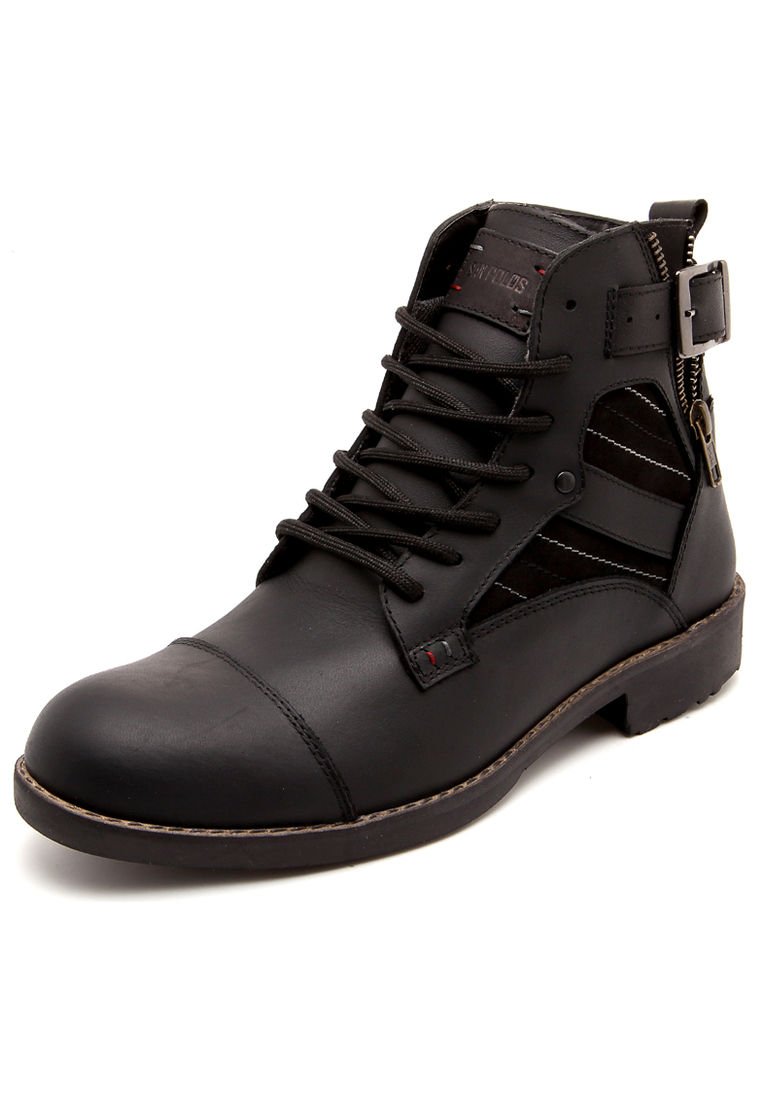 Bota Casual Negra San Polos - Compra Ahora | Dafiti Colombia