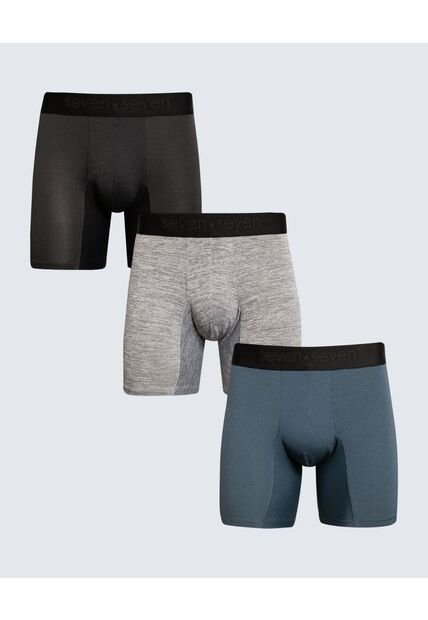 Boxer Para Hombre Fleat Seamer Medio Color Gris Oscuro Marca Seven ...
