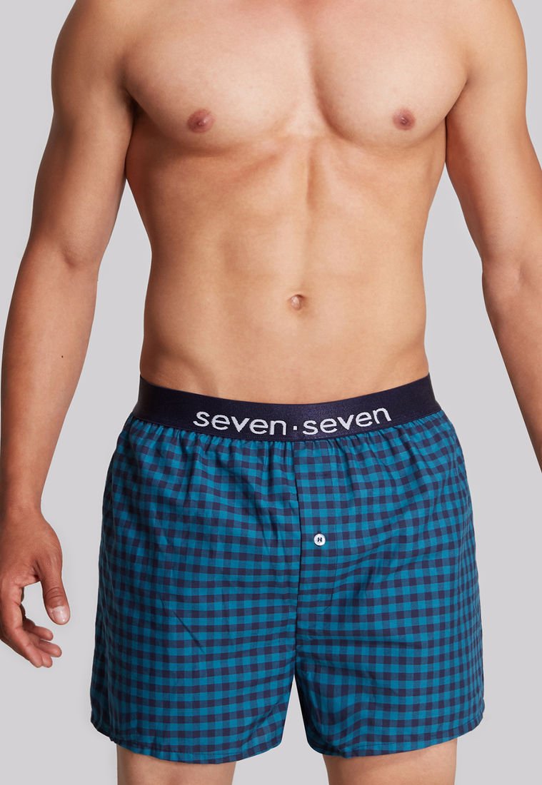Boxer Duo Azul Seven Seven - Compra Ahora | Dafiti Colombia