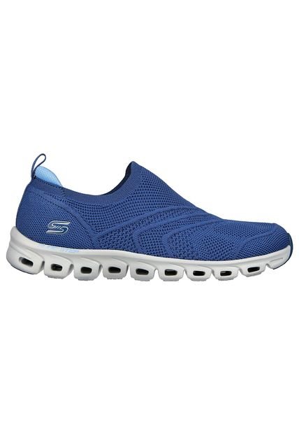 Tenis Skechers Glide-Step - Charisma Color Azul - Blanco Para Mujer ...