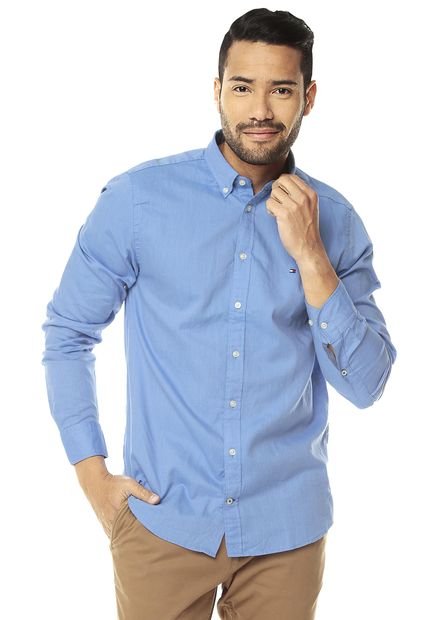 Camisa Azul Rey Tommy Hilfiger - Compra Ahora | Dafiti Colombia