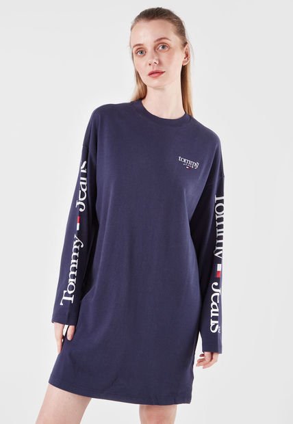 Vestido Azul-Blanco-Rojo Tommy Jeans - Compra Ahora | Dafiti Colombia