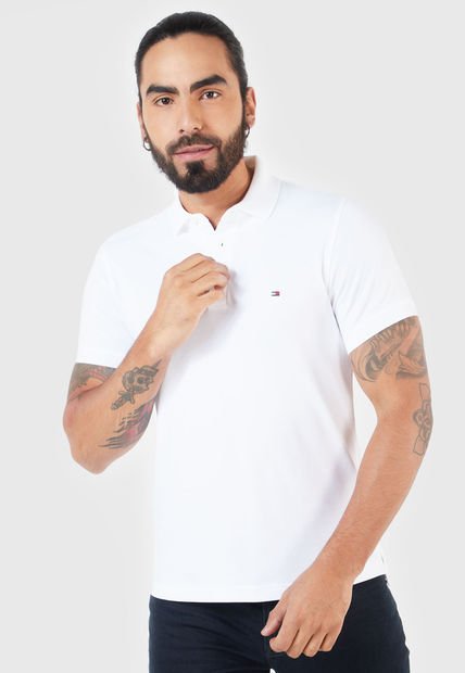 Polo Blanco Tommy Hilfiger - Compra Ahora | Dafiti Colombia