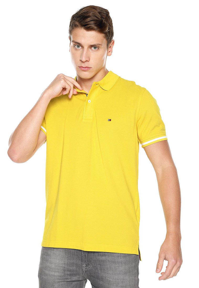 Polo Amarillo Tommy Hilfiger - Compra Ahora | Dafiti Colombia