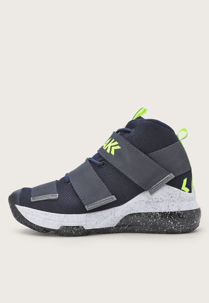 Tenis Basketball Azul Navy-Blanco-Verde Neón Trak - Compra Ahora ...