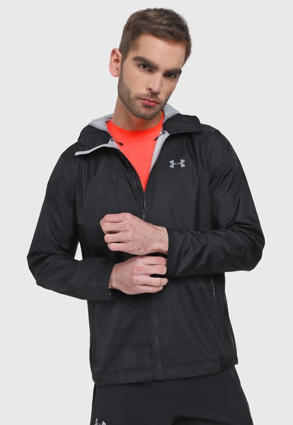 Chaqueta Gris-Negro UNDER ARMOUR Forefront Rainacket - Compra Ahora ...