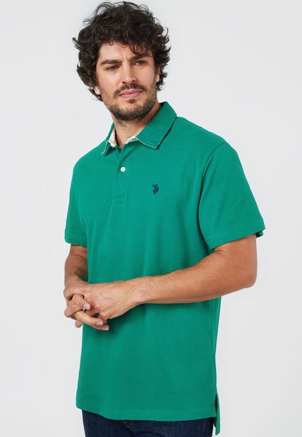 Camiseta Polo Verde Us Polo Assn - Compra Ahora | Dafiti Colombia