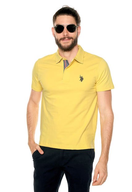 Polo Amarillo Us Polo Assn - Compra Ahora | Dafiti Colombia