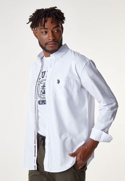 Camisa Blanco Us Polo Assn - Compra Ahora | Dafiti Colombia