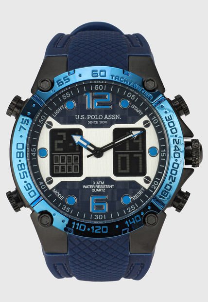 Reloj Azul-Negro-Plateado Us Polo Assn - Compra Ahora | Dafiti Colombia