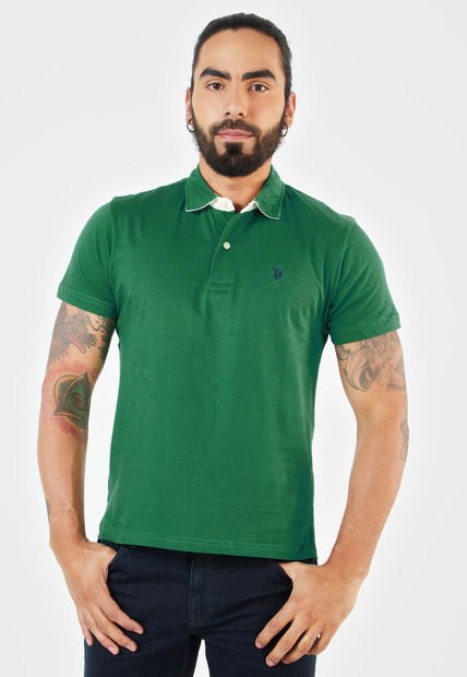 Camiseta Polo Verde Us Polo Assn - Compra Ahora | Dafiti Colombia